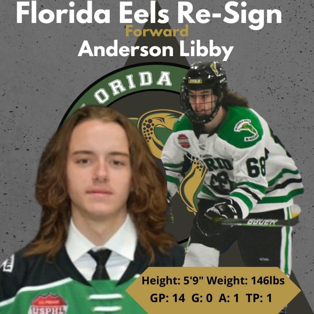 Florida Eels Boast the Return of Anderson Libby – Florida Eels Junior ...