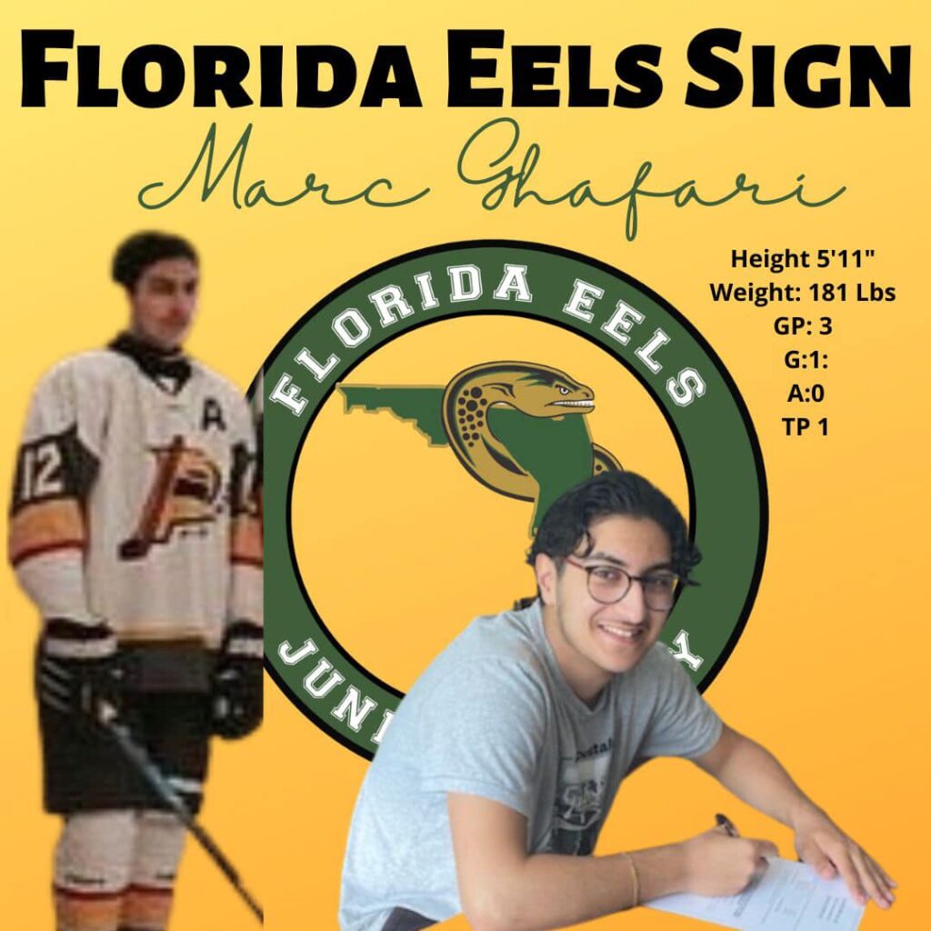 The Florida Eels are excited to announce the signing of Canadian ...