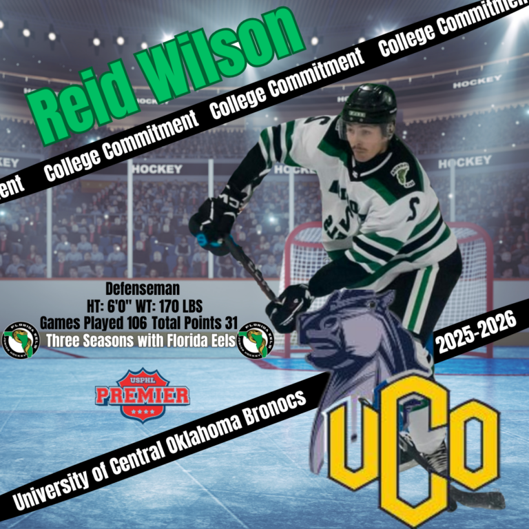 Florida Eels Premier Defenseman Reid Wilson Commits to ACHA Division I ...