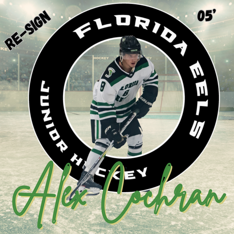 Florida Eels Re-Sign Power Forward Alex Cochran for 2025-2026 Season ...